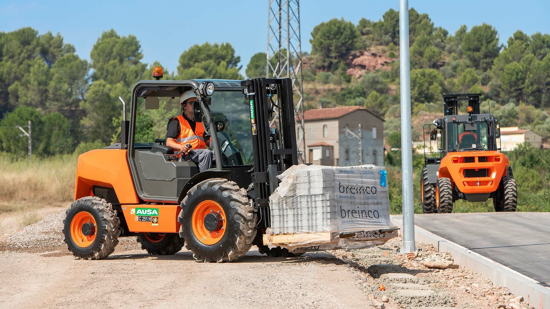 Ausa C 251 H x2 rough terrain forklift specs & dimensions (2019 - 2025 ...