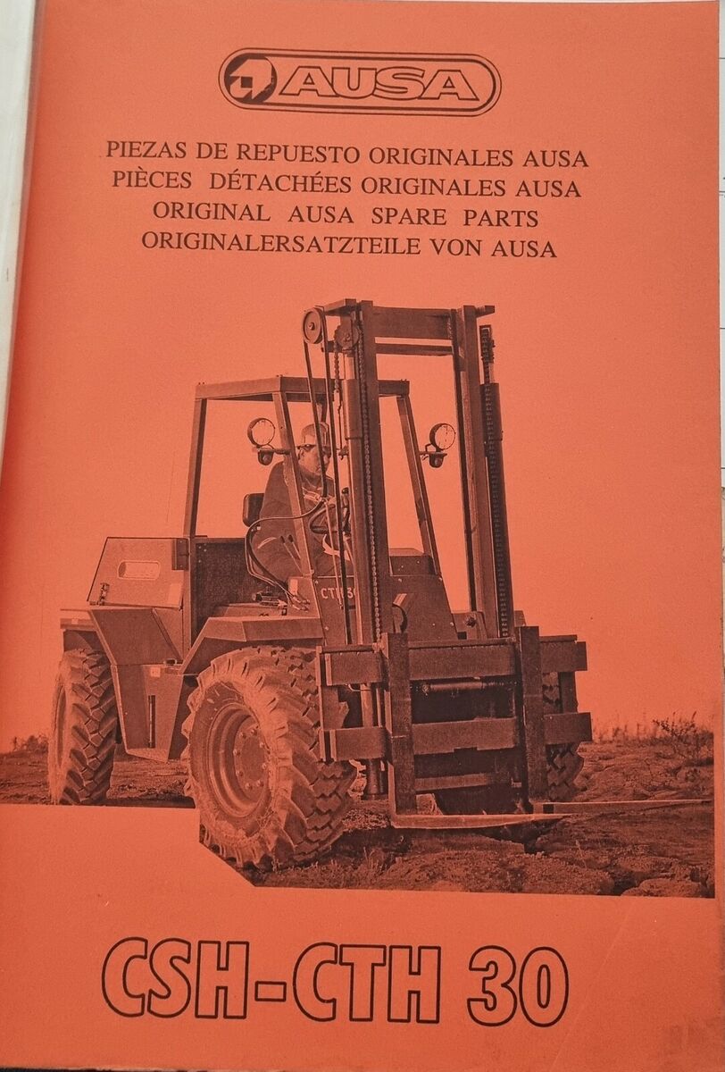Ausa CSH 30 rough terrain forklift specs & dimensions (1996 - 1998 ...