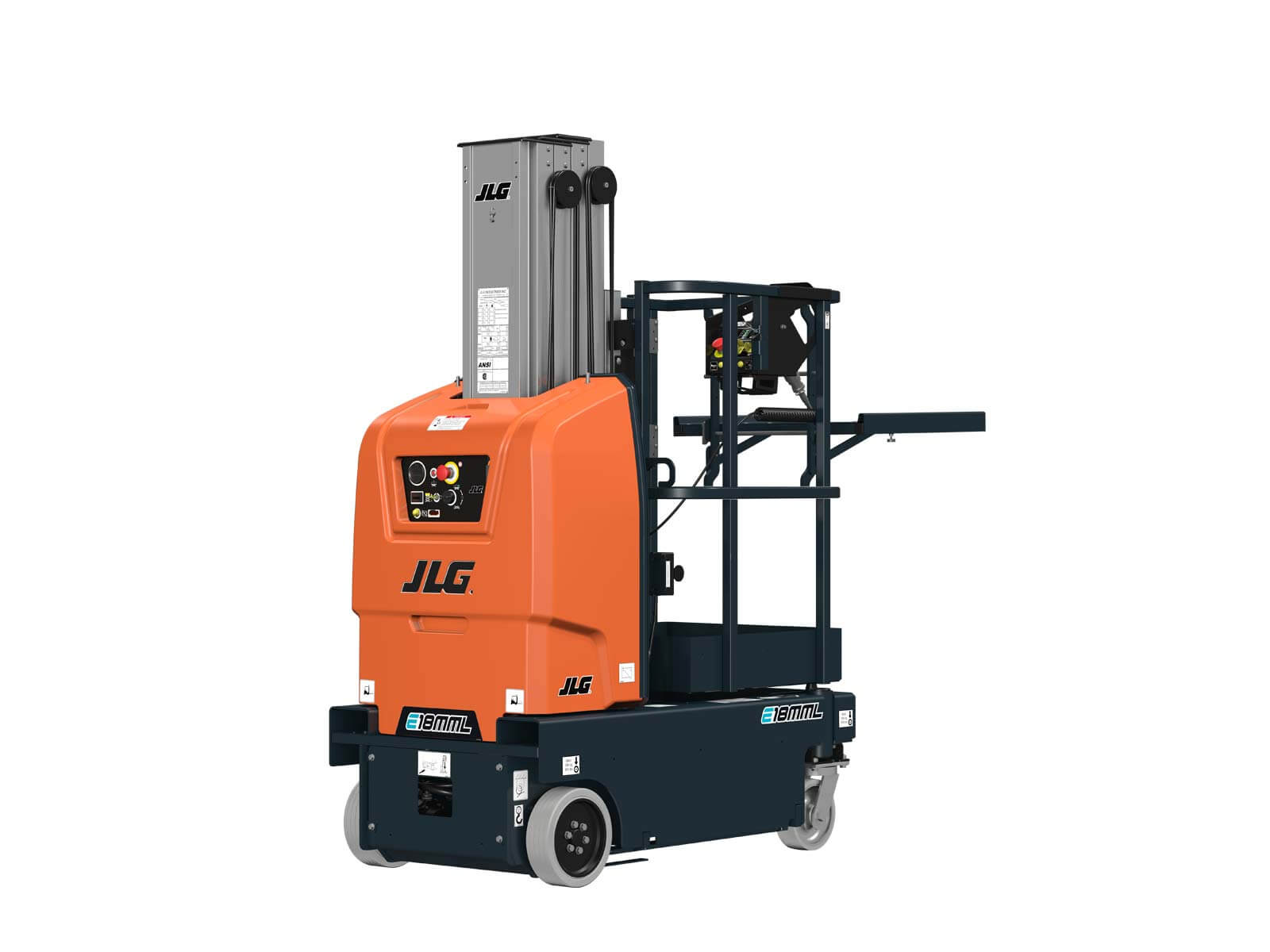 JLG E18MML Specs & Dimensions (2023 - 2025) | Single Vertical Mast Boom ...