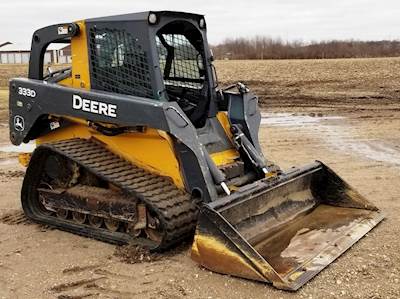 John Deere Construction 333D Skid Steer Specs & Dimensions (2005 - 2013 ...