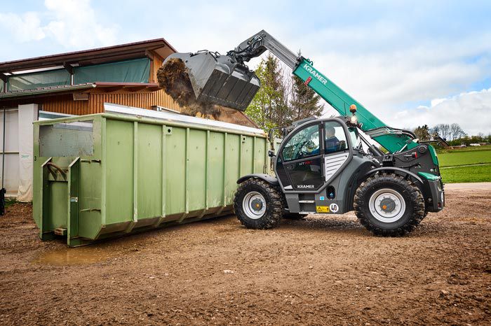 Kramer KT557 telehandler specs & dimensions (2018 - 2021) | LECTURA Specs