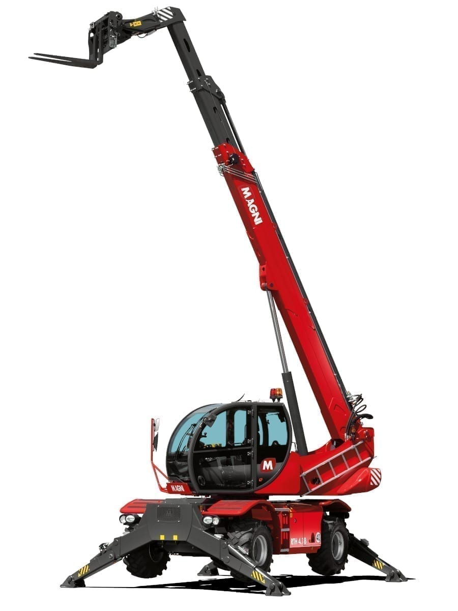 MAGNI RTH 4.18 Smart rotating telehandler specs & dimensions (2018 ...