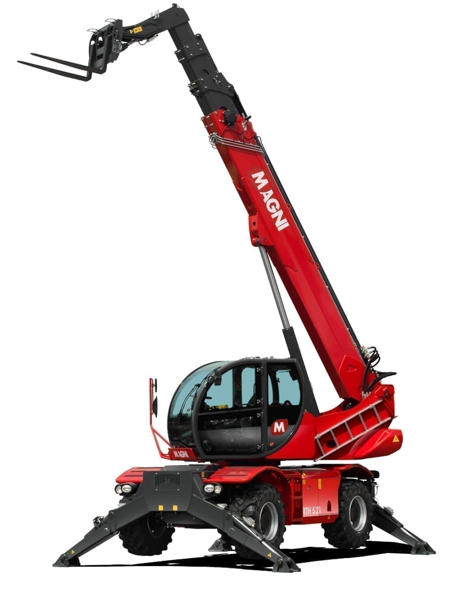 MAGNI RTH 5.21 Smart rotating telehandler specs & dimensions (2020 ...