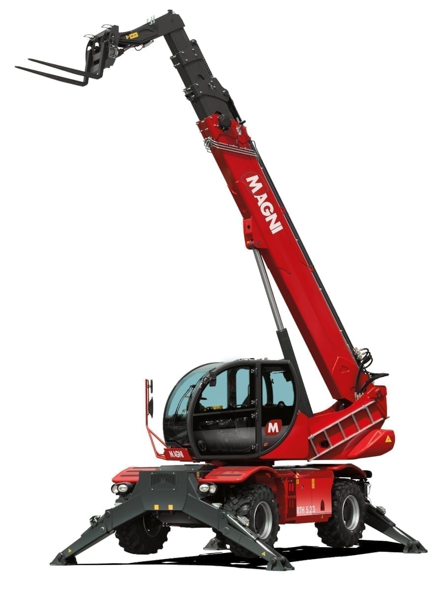 MAGNI RTH 5.23 Smart rotating telehandler specs & dimensions (2015 ...