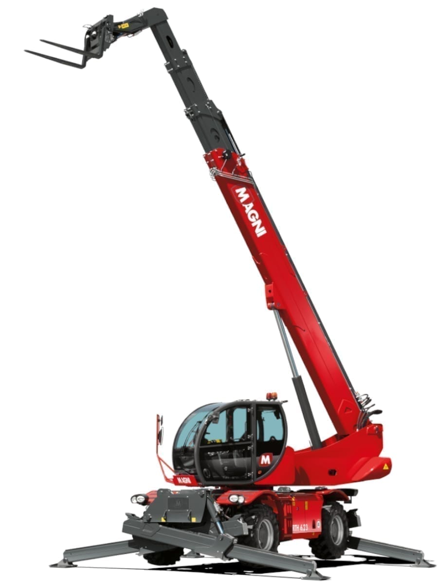 MAGNI RTH 6.23 SH rotating telehandler specs & dimensions (2015 - 2024 ...