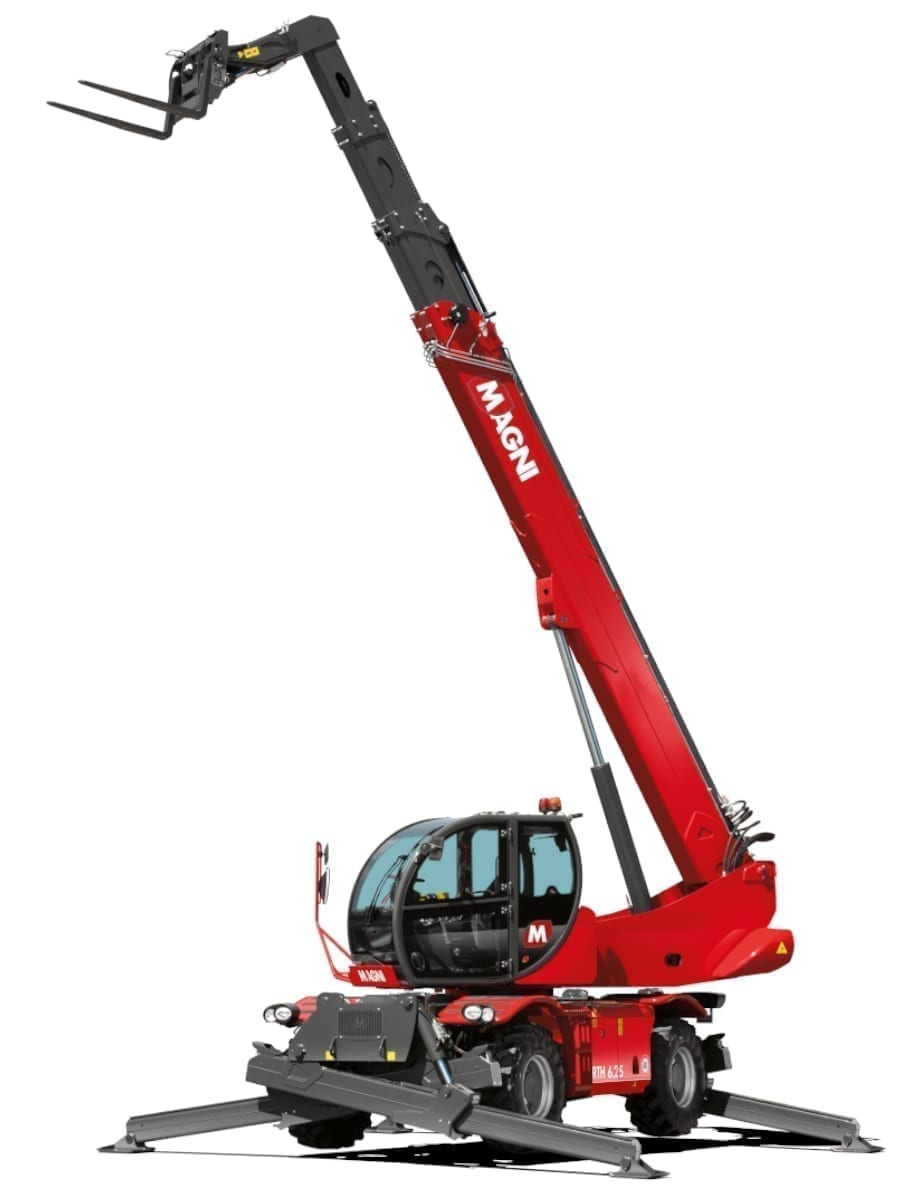 MAGNI RTH 6.25 SH rotating telehandler specs & dimensions (2018 - 2024 ...