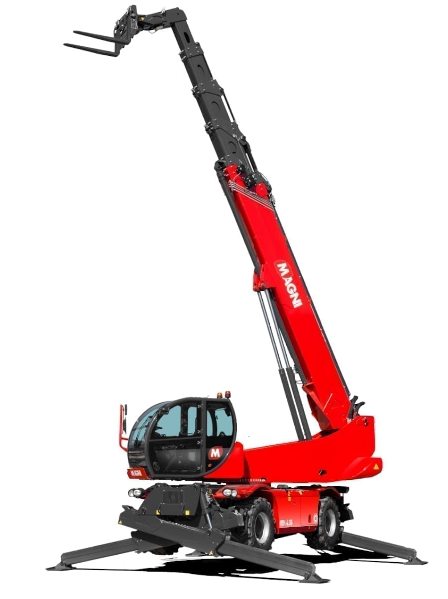 MAGNI RTH 6.35 SH rotating telehandler specs & dimensions (2018 - 2024 ...