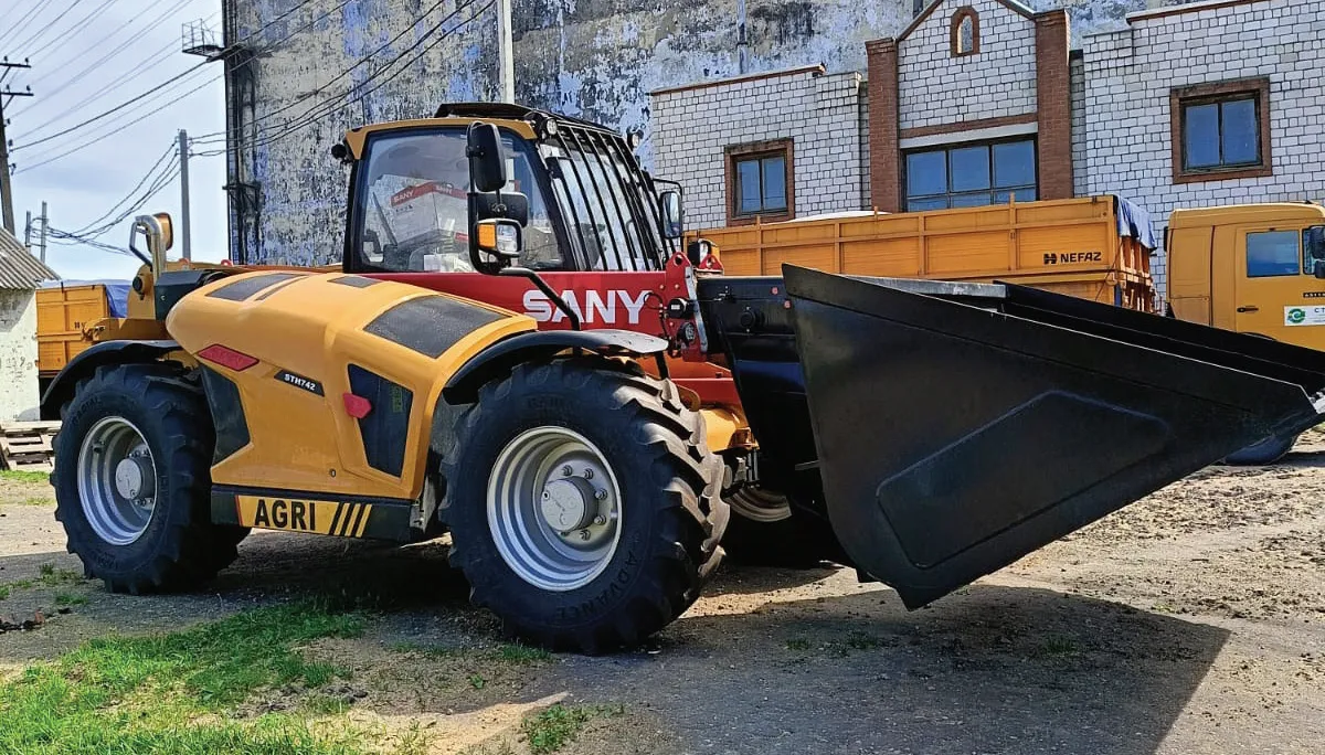 Sany STH742 telehandler specs & dimensions (2022 - 2025) | LECTURA Specs