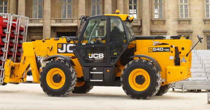 JCB 540-180 telehandler specs & dimensions (2017 - 2019) | LECTURA Specs