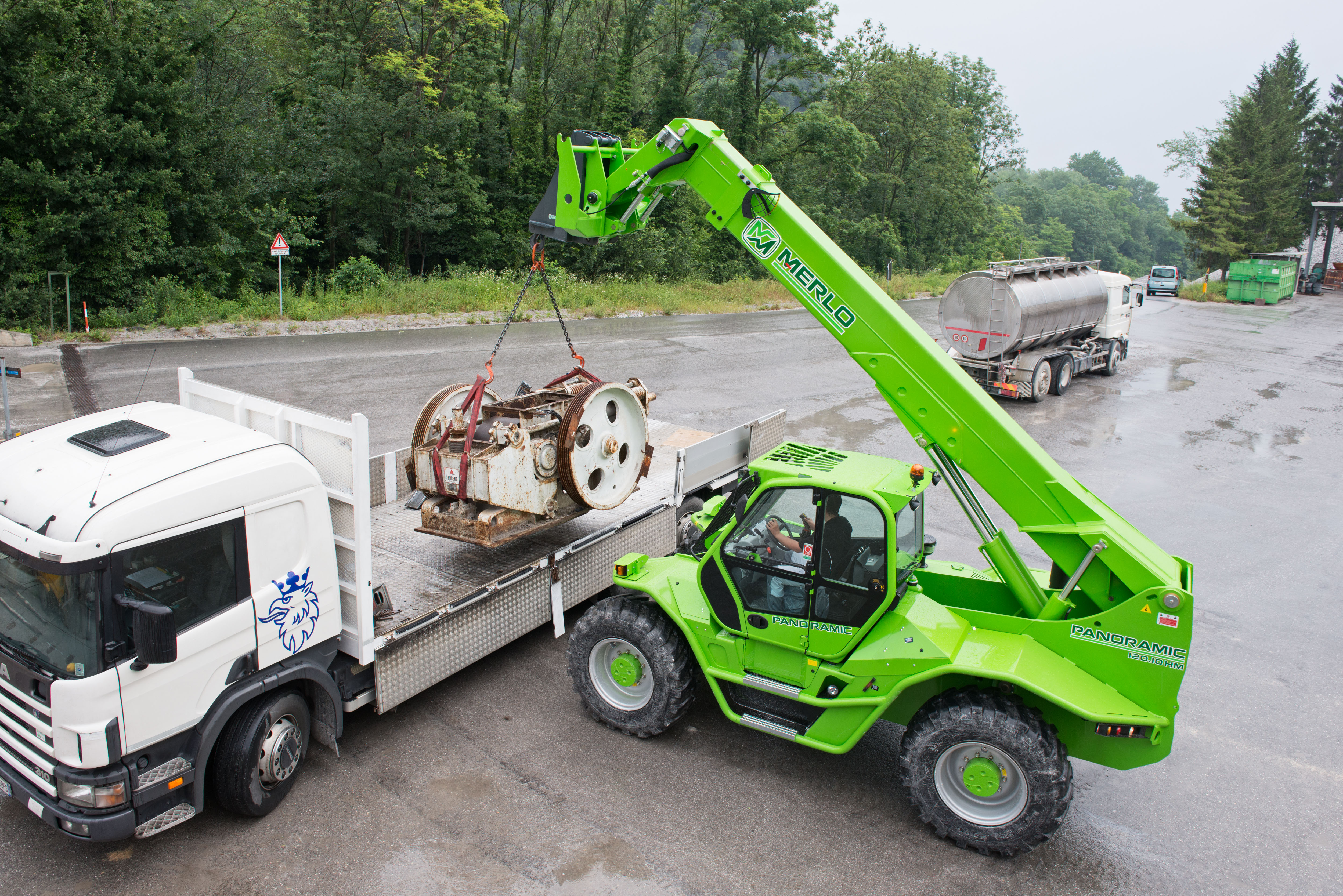 Merlo Panoramic P 120.10 HM telehandler specs & dimensions (2016 - 2021 ...