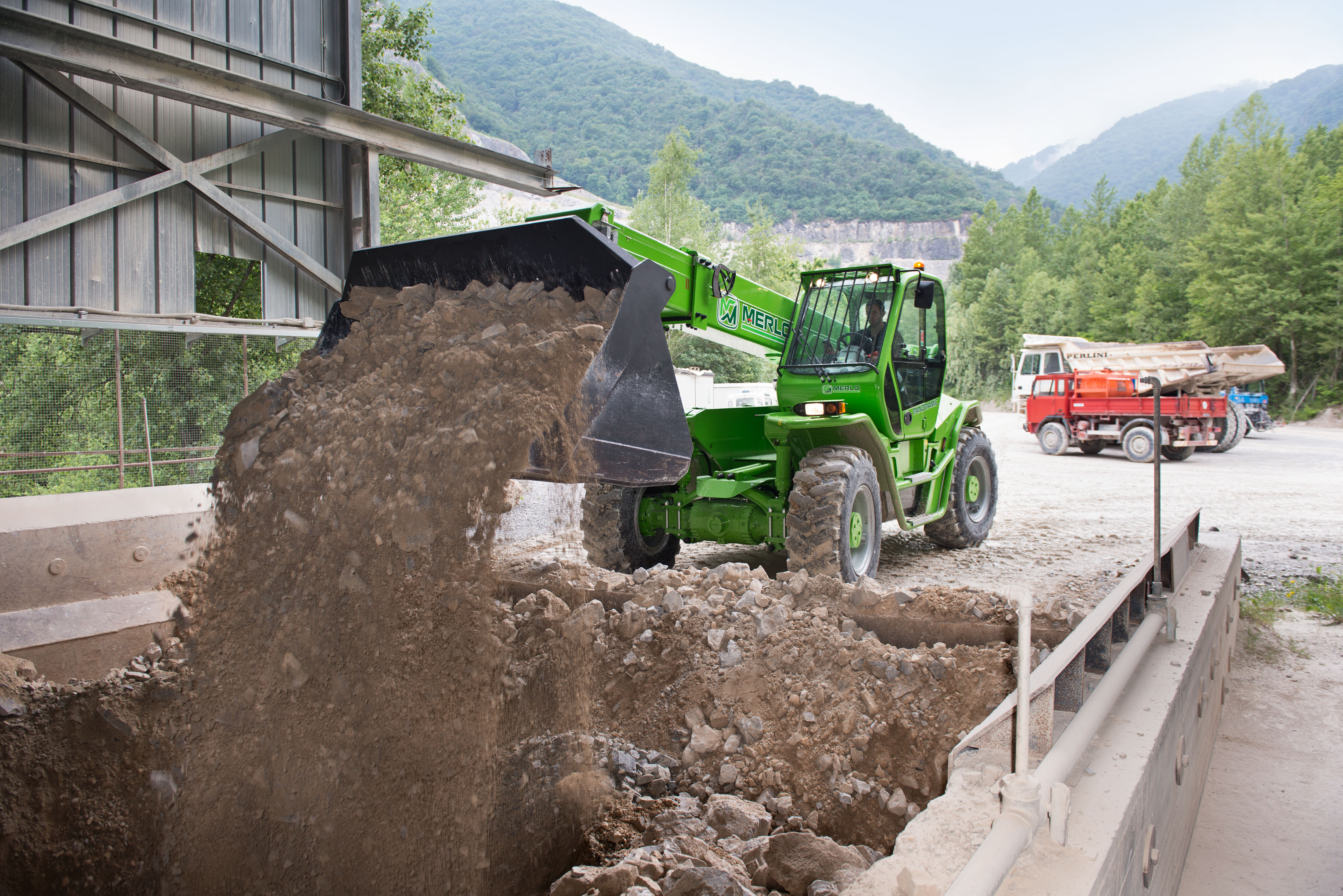 Merlo Panoramic P 120.10 HM telehandler specs & dimensions (2016 - 2021 ...