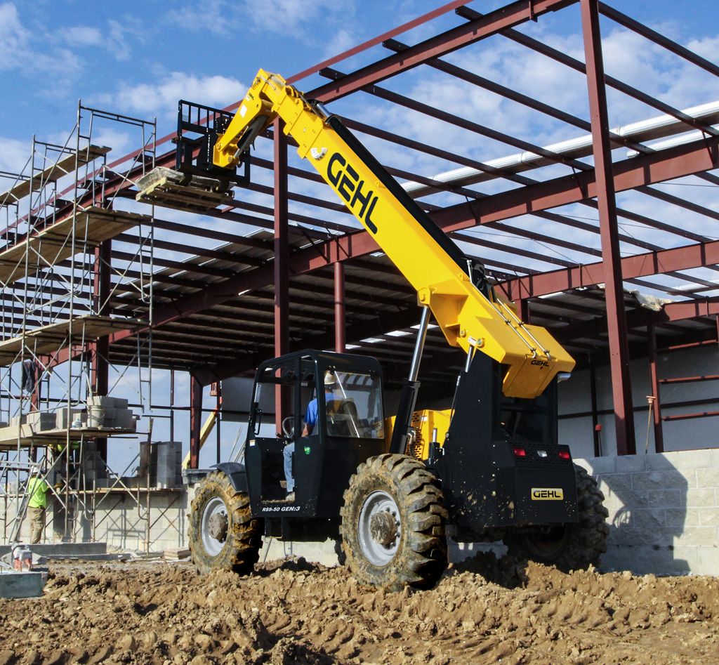 Gehl RS9-50 telehandler specs & dimensions (2018 - 2025) | LECTURA Specs