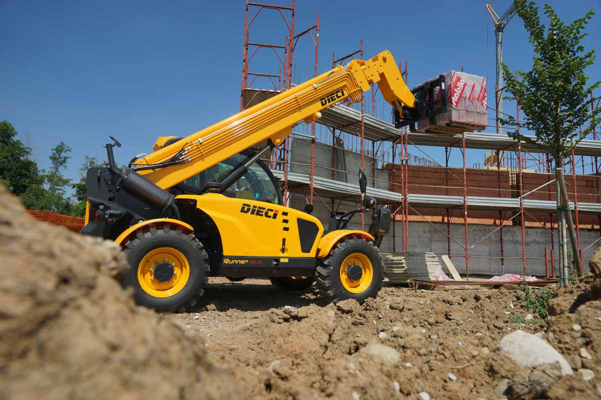 Dieci Runner 40.13 telehandler specs & dimensions (2018 - 2020 ...