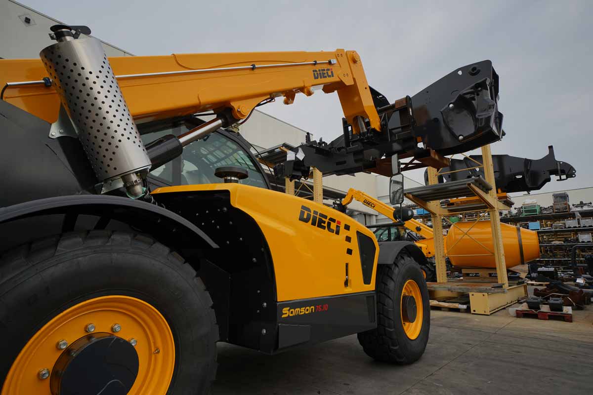 Dieci Samson 75.10 telehandler specs & dimensions (2015 - 2020 ...