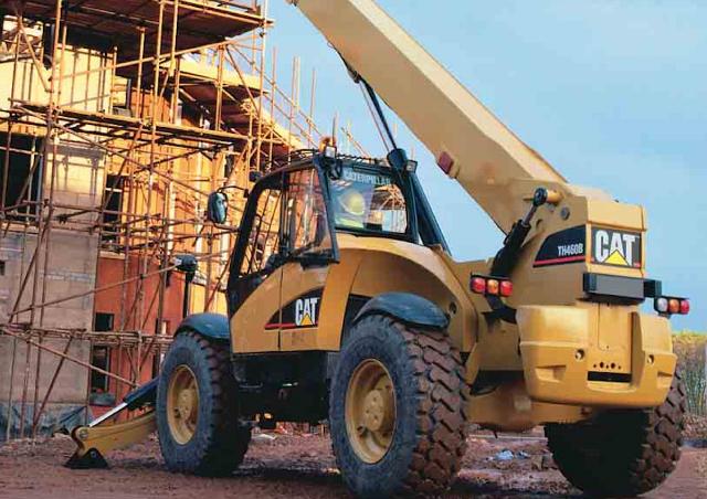 Caterpillar TH 460 B telehandler specs & dimensions (2003 - 2006 ...