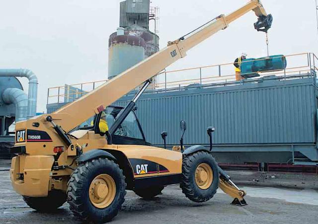 Caterpillar TH 560 B telehandler specs & dimensions (2004 - 2007 ...