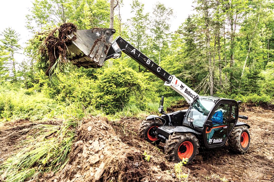 Bobcat VersaHANDLER V519 telehandler specs & dimensions (2018 - 2025 ...