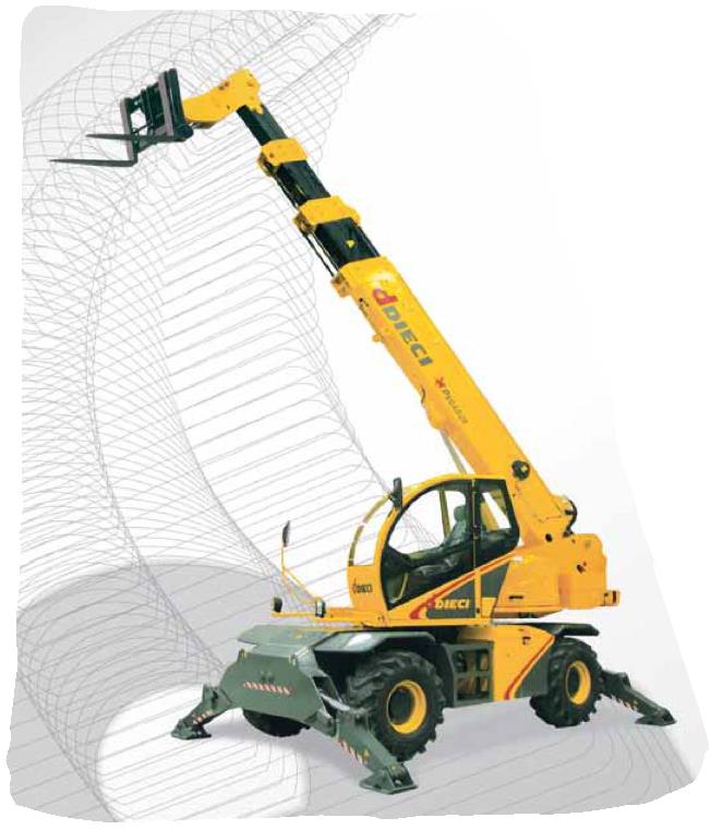 Dieci Pegasus 38.16/400 ° rotating telehandler specs & dimensions (2018 ...