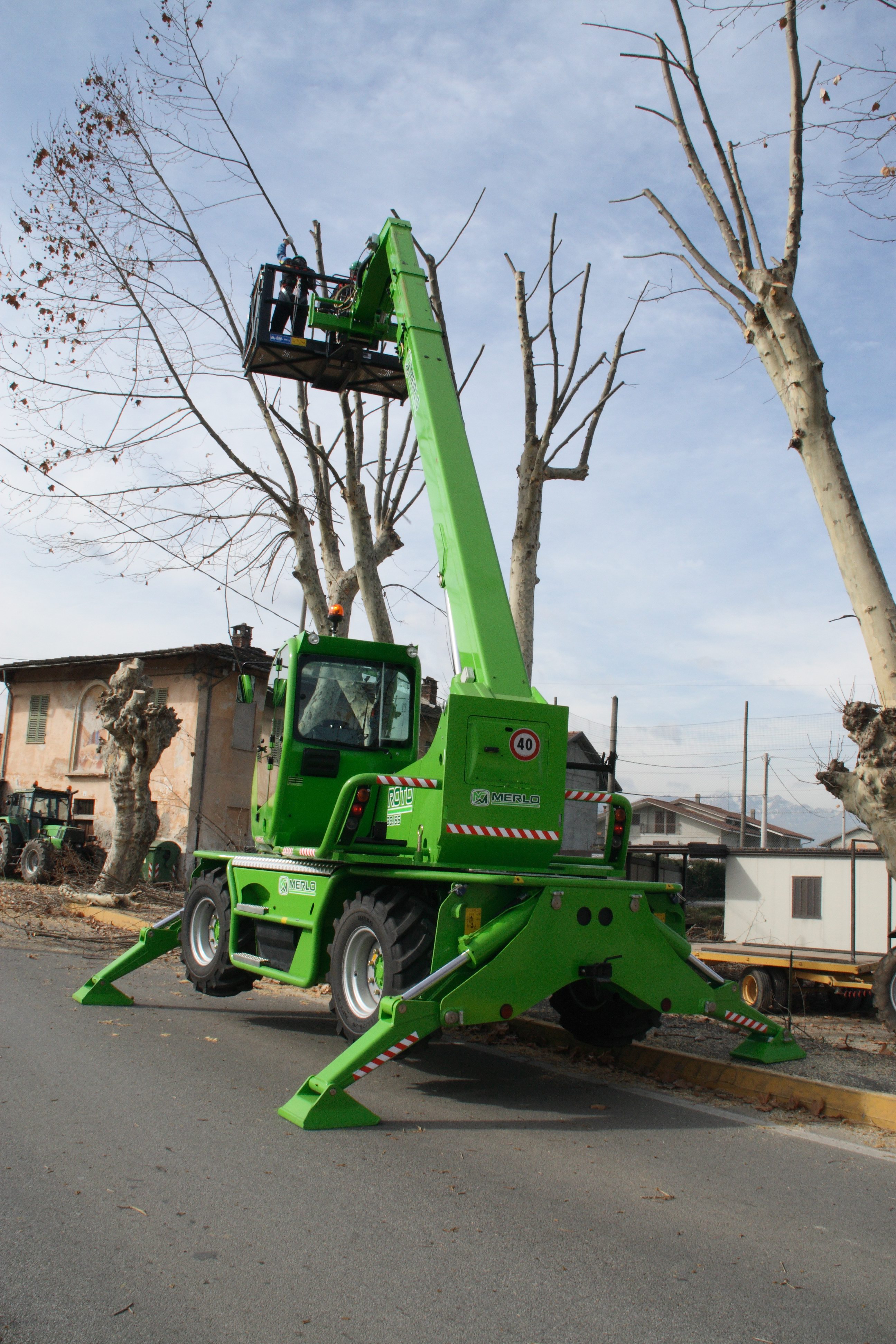Merlo Roto 38.16 S rotating telehandler specs & dimensions (2014 - 2017 ...