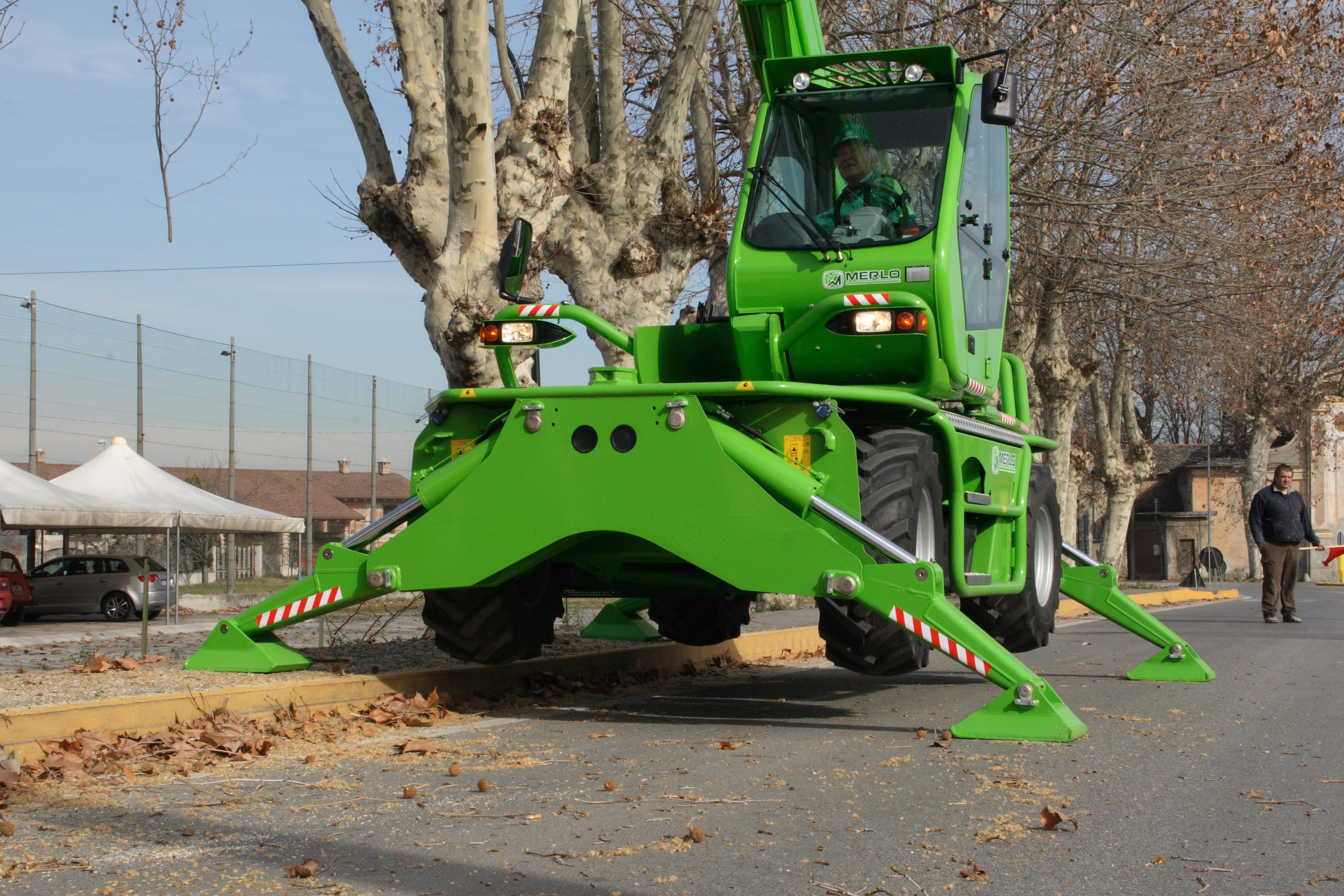 Merlo Roto 38.16 S rotating telehandler specs & dimensions (2014 - 2017 ...