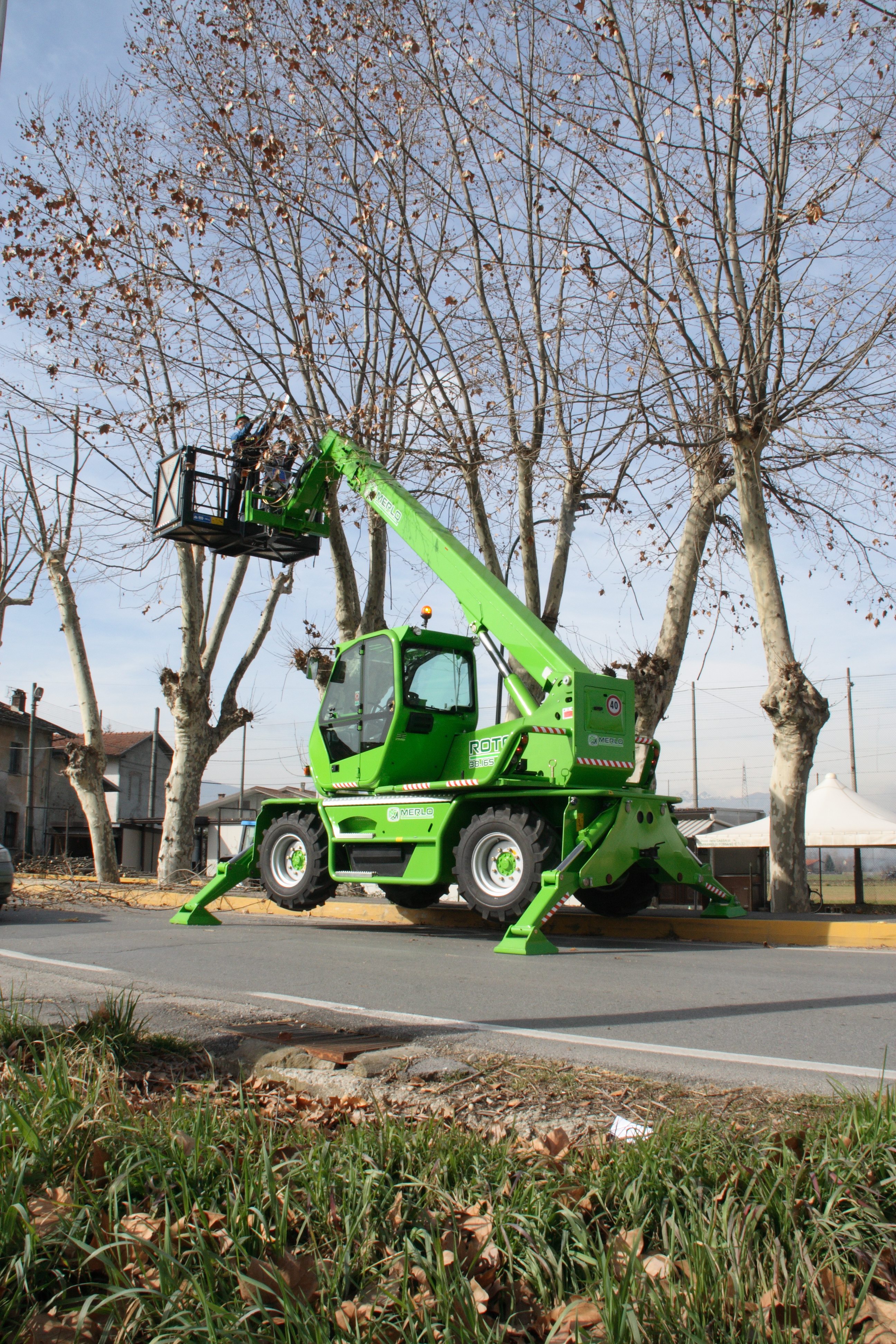 Merlo Roto 38.16 S rotating telehandler specs & dimensions (2014 - 2017 ...