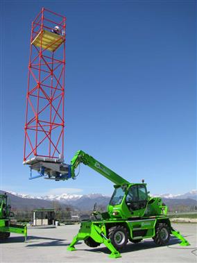 Merlo Roto 38.16 S rotating telehandler specs & dimensions (2010 - 2013 ...