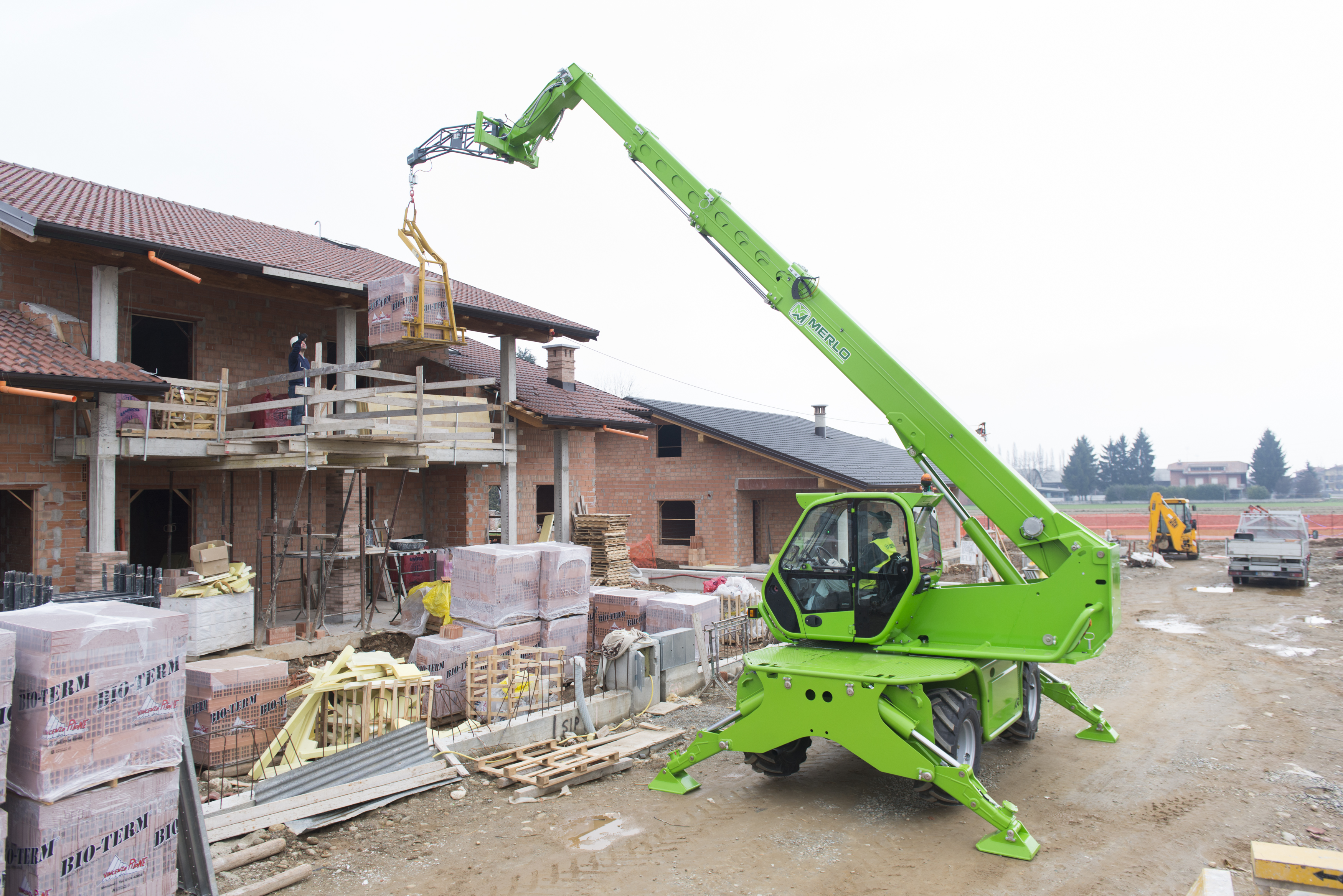 Merlo Roto 38.16 S rotating telehandler specs & dimensions (2014 - 2017 ...