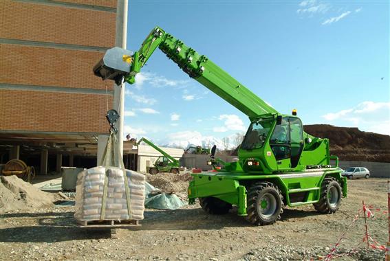 Merlo Roto 40.26 MCSS rotating telehandler specs & dimensions (2016 ...