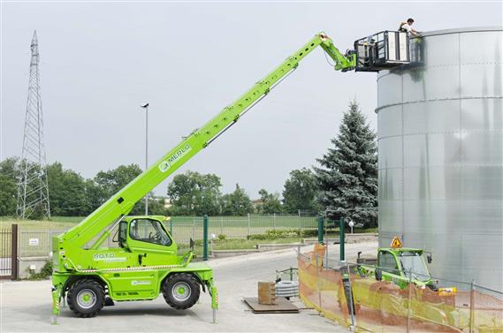 Merlo Roto 40.30 MCSS rotating telehandler specs & dimensions (2016 ...