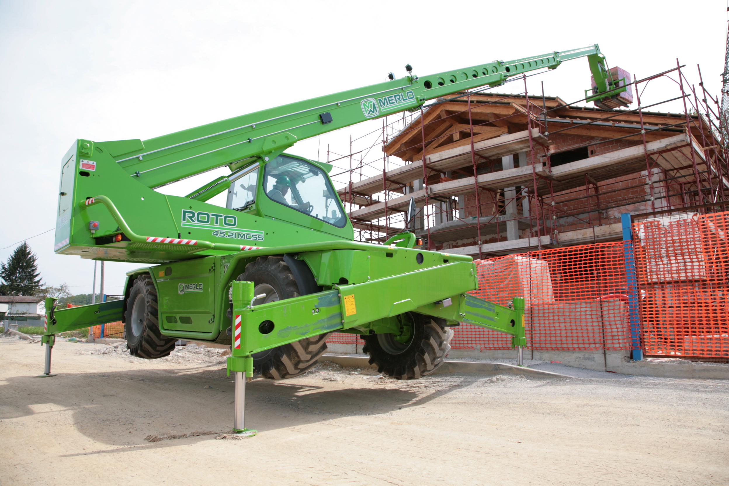 Merlo Roto 45.21 MCSS rotating telehandler specs & dimensions (2016 ...