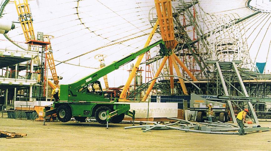 Merlo Roto 50.16 EVS rotating telehandler specs & dimensions (2001 ...