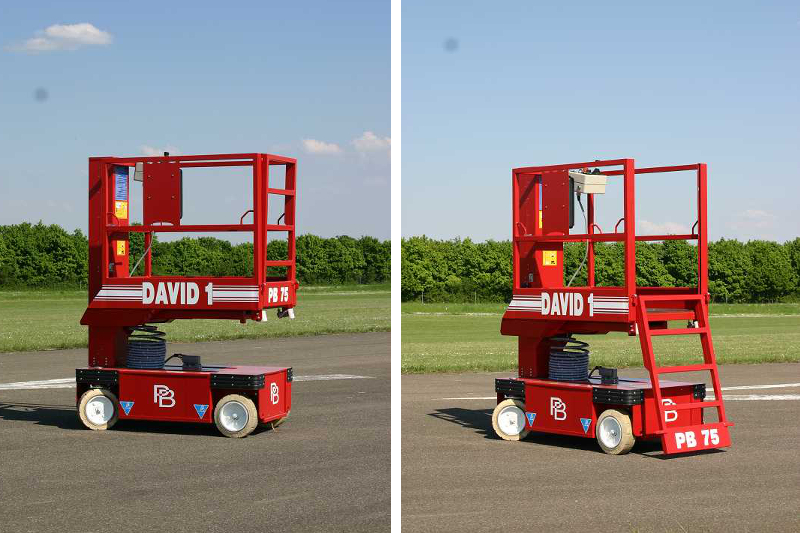 PB PB David 75 Specs & Dimensions (2009 - 2012) | Wheeled scissor lifts ...