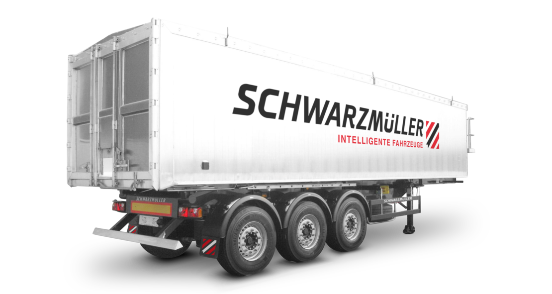 Schwarzmüller 3-axle large-scale aluminium hollow profile tipper ...