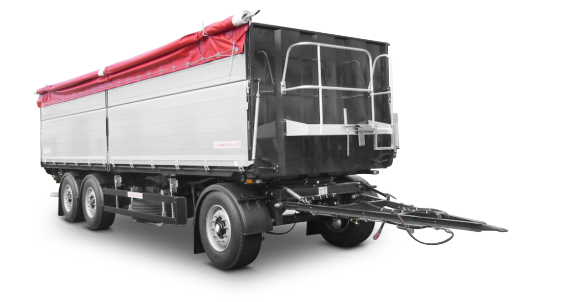 Schwarzmüller 3-axle 3-way tipper trailer - long-haul transport (2019 ...