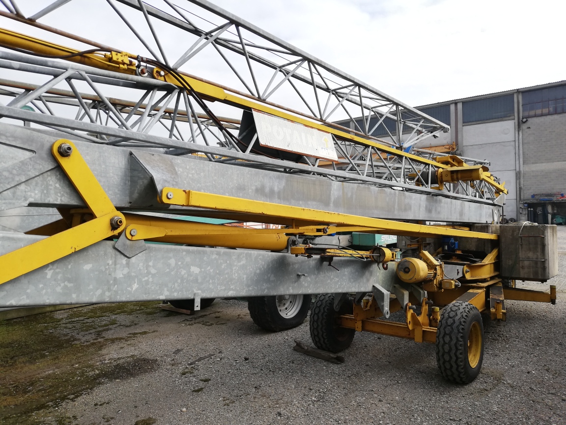 Potain HD 10 A-V 80-5L2 V5 crane - load chart, specs & dimensions (1994 ...