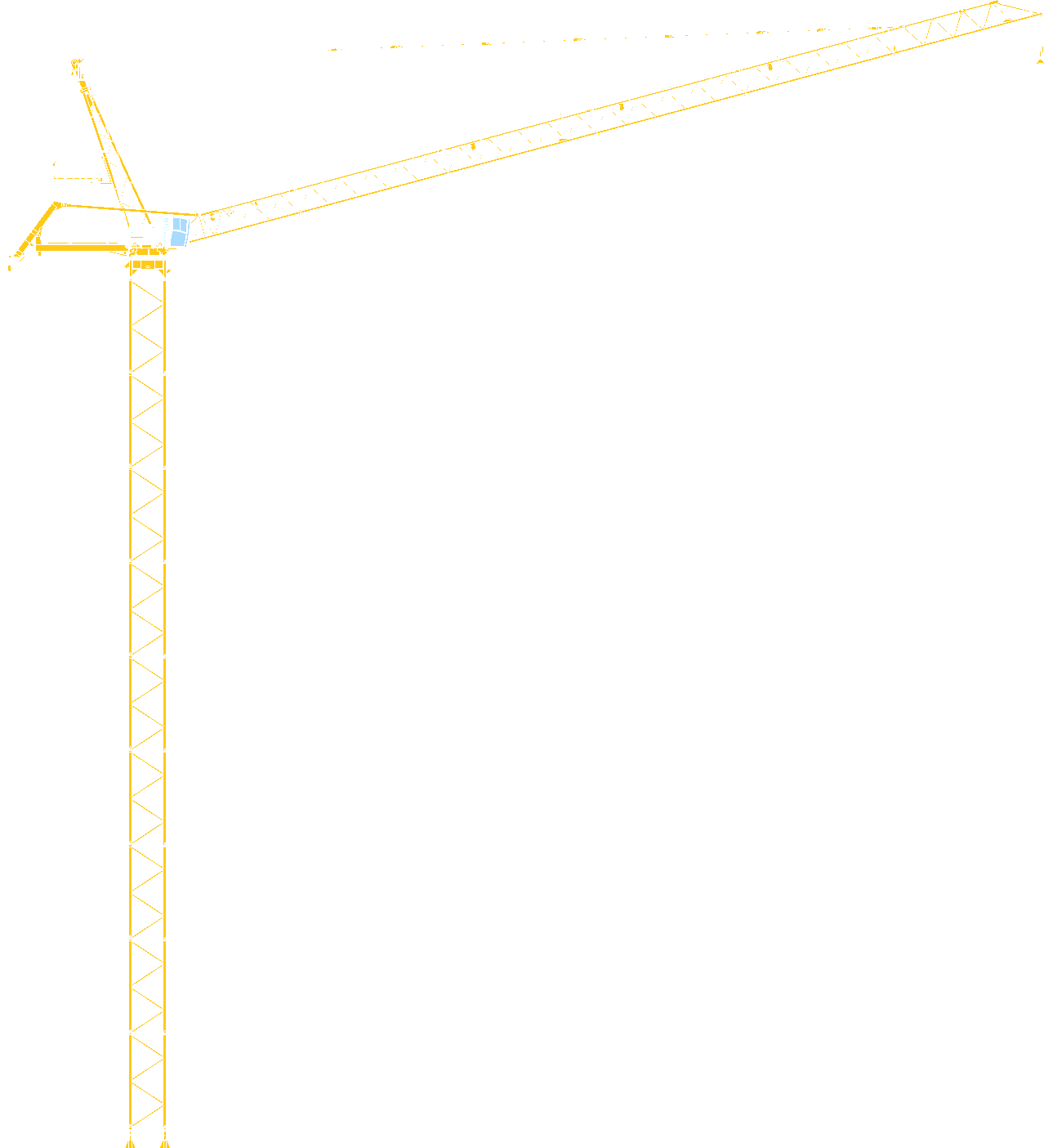 Potain MR 608 crane - load chart, specs & dimensions (2021 - 2026 ...