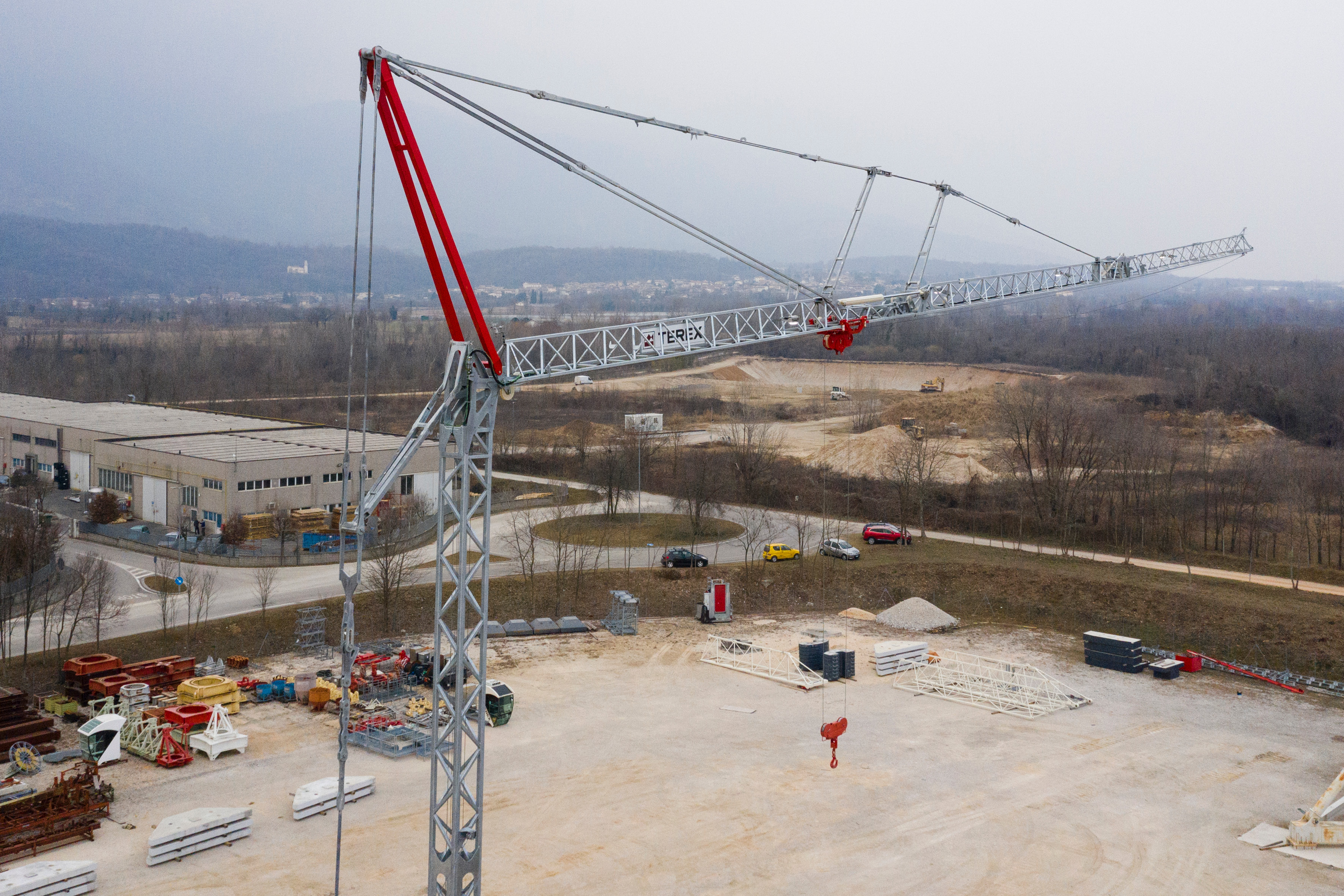 Terex Comedil (Zeppelin) CSE 36 crane - load chart, specs & dimensions ...