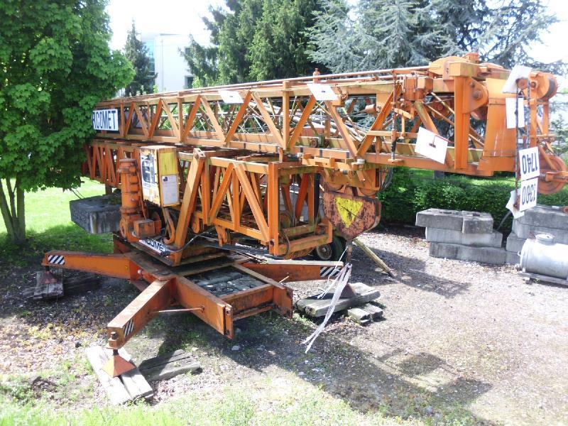 Arcomet T 25 A 2,8 m crane - load chart, specs & dimensions (1996 ...
