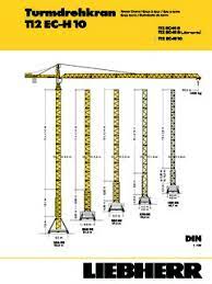 Liebherr 112 EC-H 10 (120 HC)** crane - load chart, specs & dimensions ...