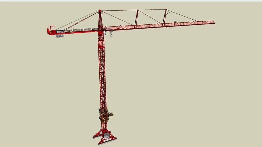 Wolffkran 8540 FL 20/40 crane - load chart, specs & dimensions (2001 ...