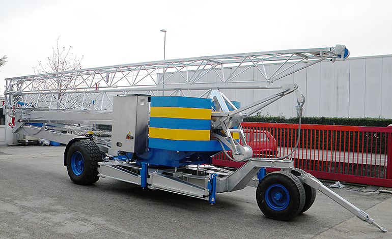 Condecta E 2407 HS crane - load chart, specs (2018 - 2024) | LECTURA Specs