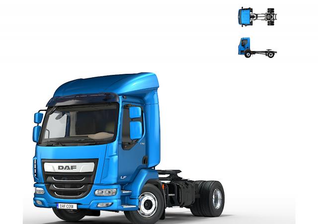 DAF LF 260 FA 13t SLEEPER CAB (2017 - 2022) Truck Specs & Dimensions ...