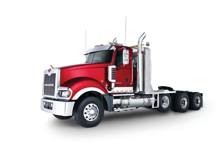 Mack TITAN Day Cab MP10 8x4 (2007 - 2016) Truck Specs & Dimensions ...