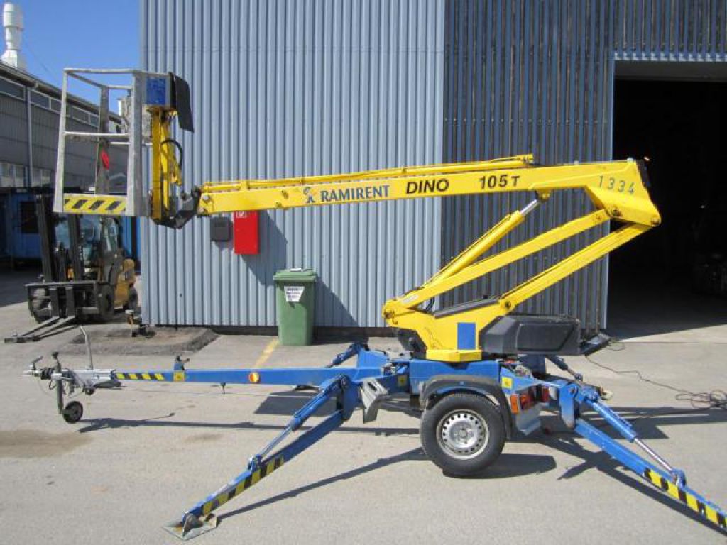 Dino Lift Dino 105 T Specs & Dimensions (1996 - 2007) | Trailer Mounted ...