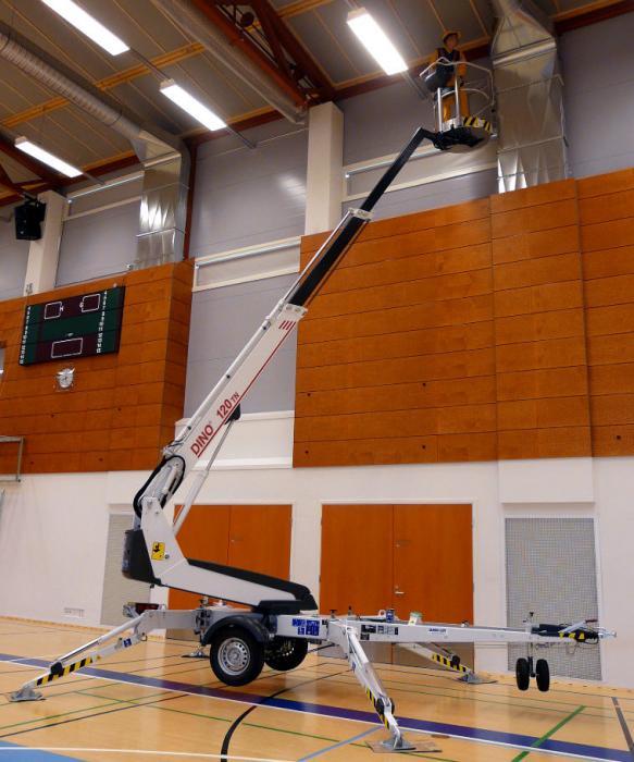 Dino Lift Dino 120TN Specs & Dimensions (2010 - 2019) | Trailer Mounted ...