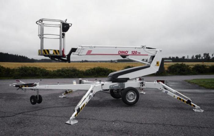 Dino Lift Dino 120TN Specs & Dimensions (2010 - 2019) | Trailer Mounted ...