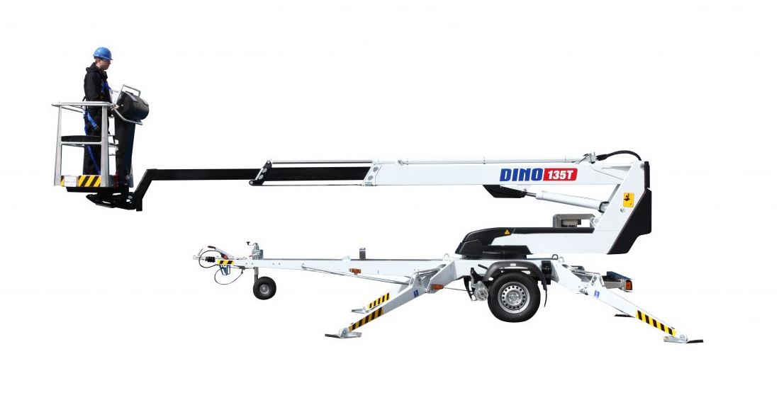 Dino Lift Dino 135T Specs & Dimensions (2004 - 2019) | Trailer Mounted ...