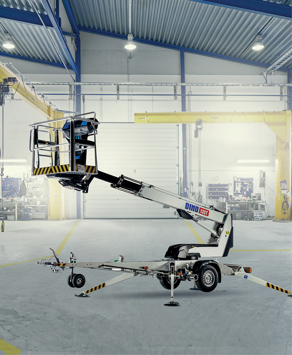 Dino Lift Dino 135T Specs & Dimensions (2004 - 2019) | Trailer Mounted ...