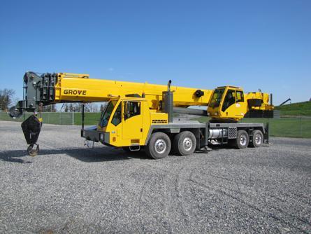 Grove TMS800E crane - load chart, specs & dimensions (2006 - 2025 ...