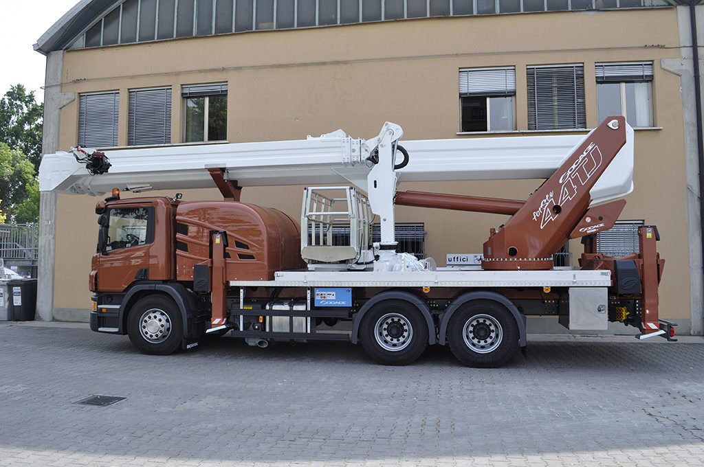 Socage forSte 44 TJ Specs (2014 - 2025) | Truck Mounted Telescopic Boom ...